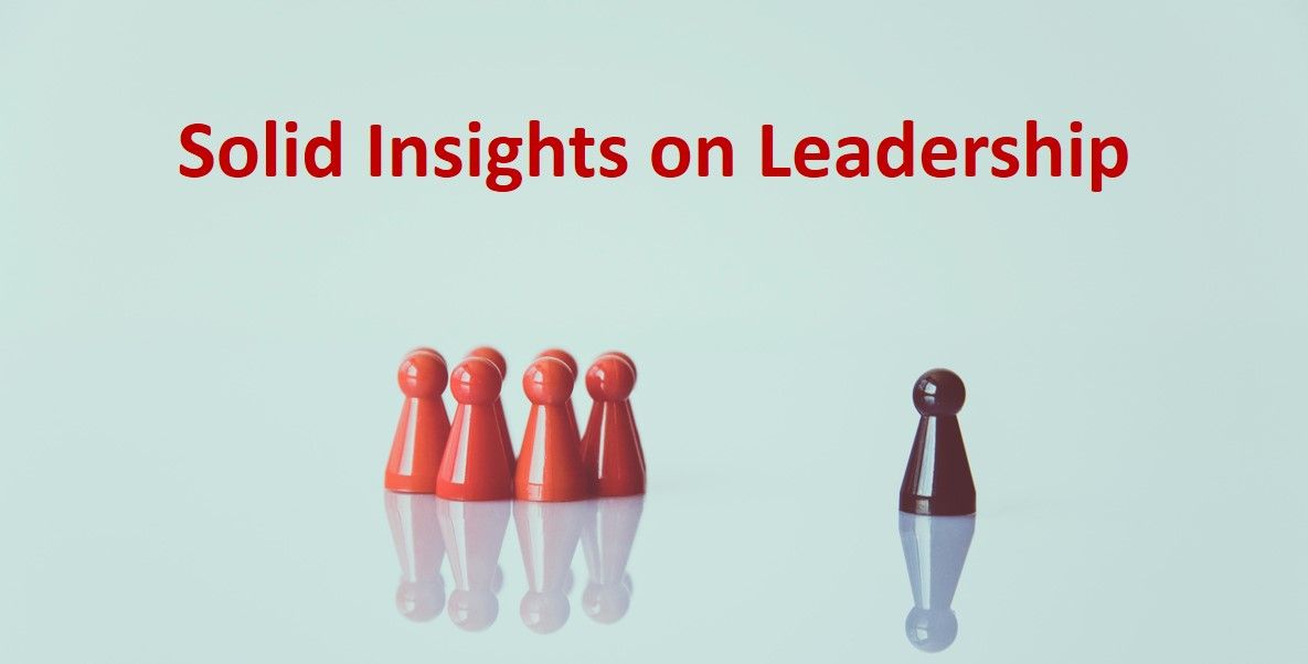 Solid Insights on Leadership - Stonewood Group Inc.
